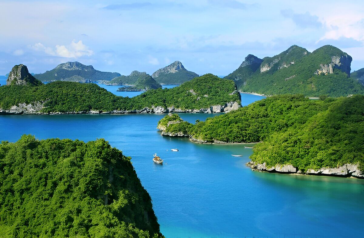 Angthong National Marine Park Map Location Guide